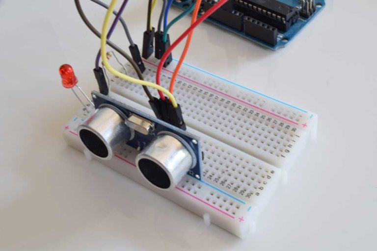 Arduino Ultrasonic Distance Sensor 10cm Test - ALIENBUNKER