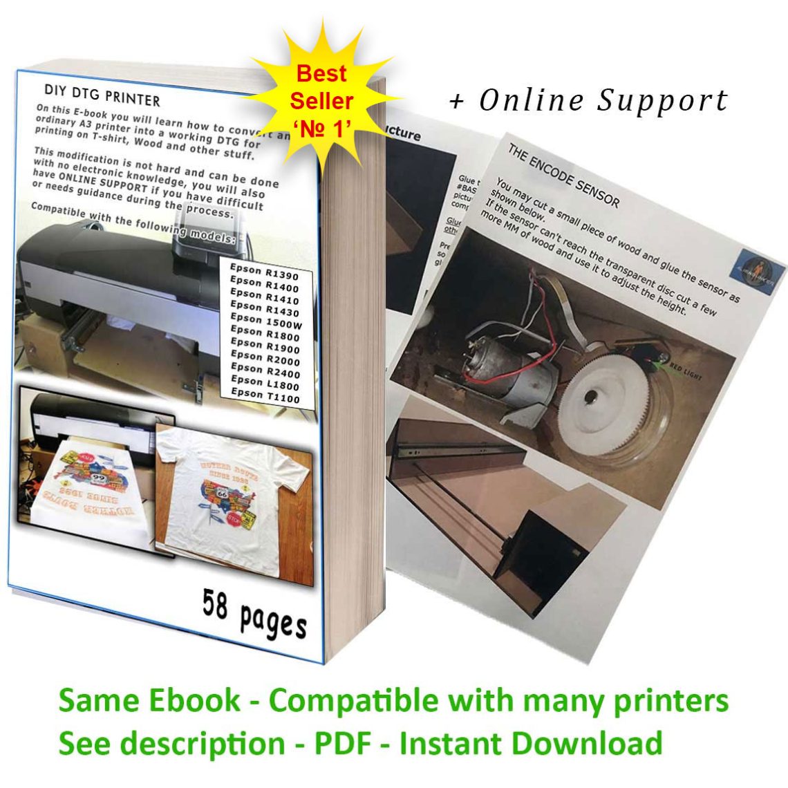DIY DTG Printer Step by Step Plans Epson – eBook Instant Download ...